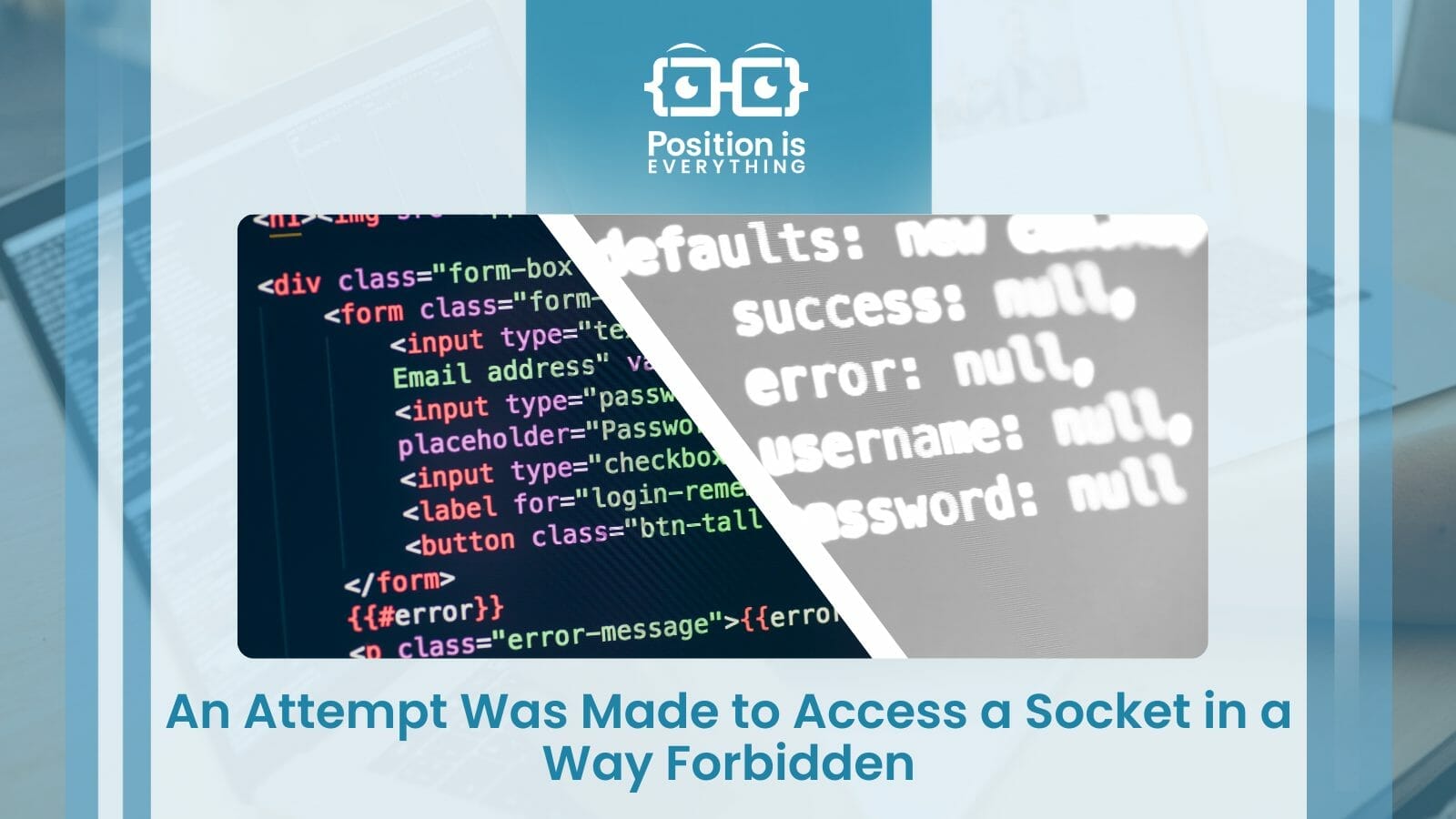 An Attempt Was Made To Access A Socket In A Way Forbidden By Its Access Permissions Position