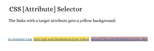 CSS Attribute Selector: Ways to Style Your HTML Elements - Position Is Everything