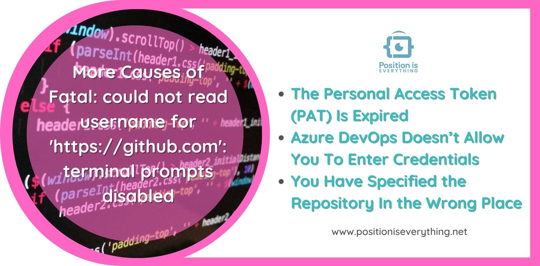 Fatal: Could Not Read Username for 'https://github.com': Terminal Prompts Disabled: Resolved ...