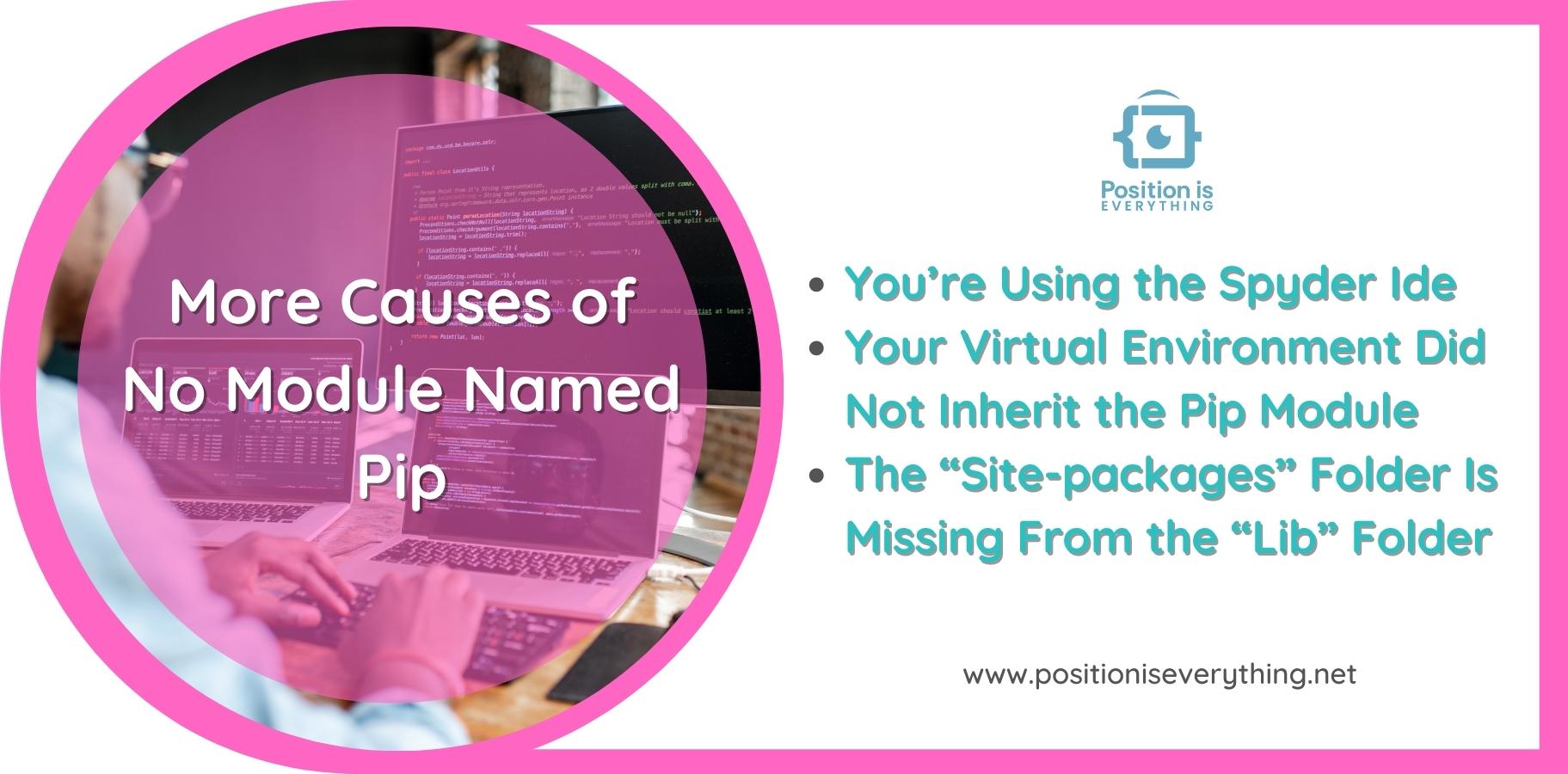 No Module Named Pip: 7 Solutions To Use Pip On Your PC - Position Is ...