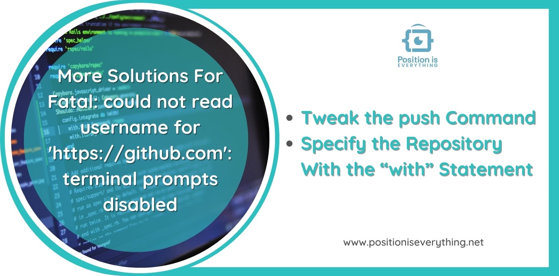 Fatal: Could Not Read Username for 'https://github.com': Terminal Prompts Disabled: Resolved ...