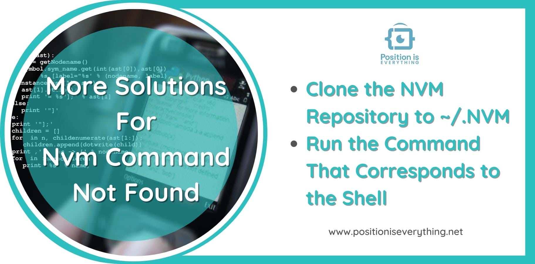 Nvm Command Not Found: A Detailed Guide to Fix This Error - Position Is ...