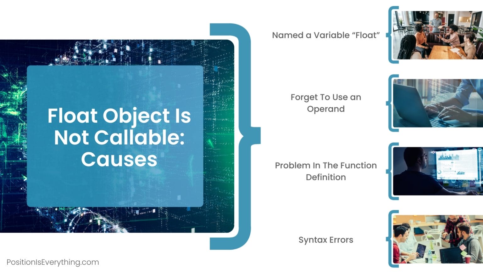 Float Object Is Not Callable: Causes and Solutions in Detail - Position Is Everything