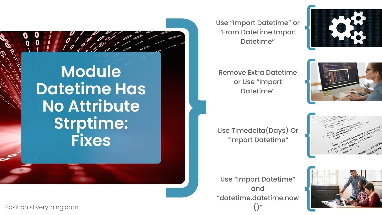 Module Datetime Has No Attribute Strptime: 8 Solutions for You! - Position Is Everything