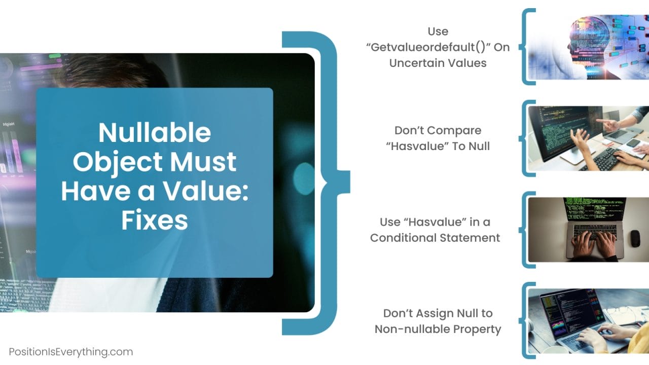 Nullable Object Must Have a Value: Causes and Solutions - Position Is Everything