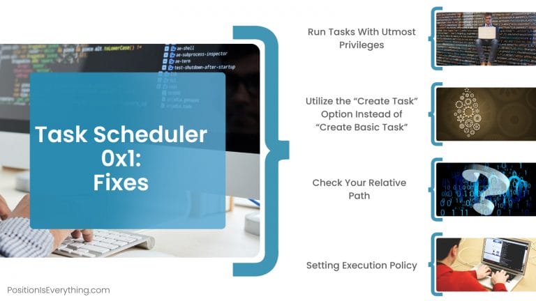 Task Scheduler 0x1: Complete Guide on This Error - Position Is Everything