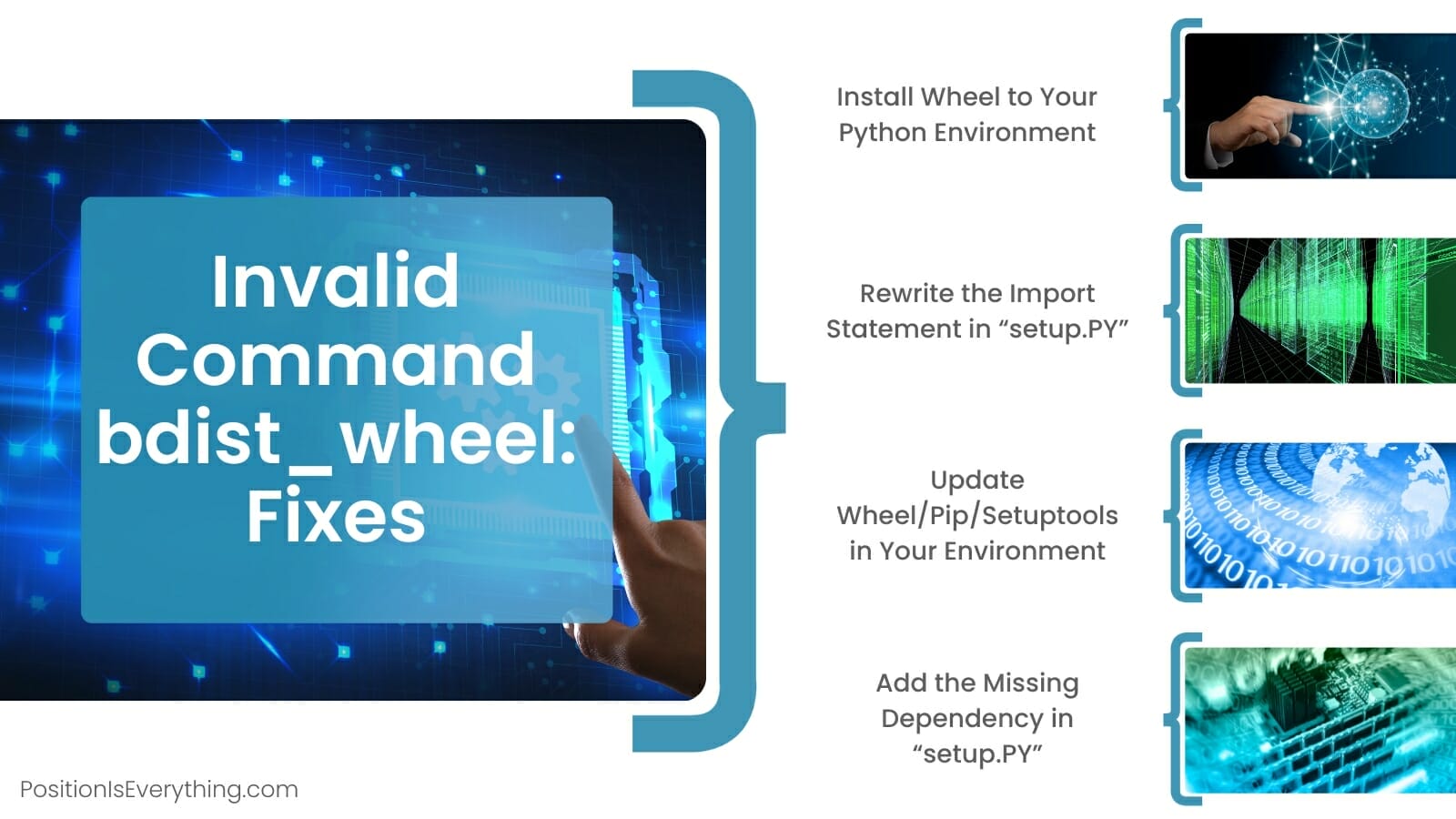 Invalid Command Bdistwheel How To Build Your Wheel Package Position Is Everything 0599