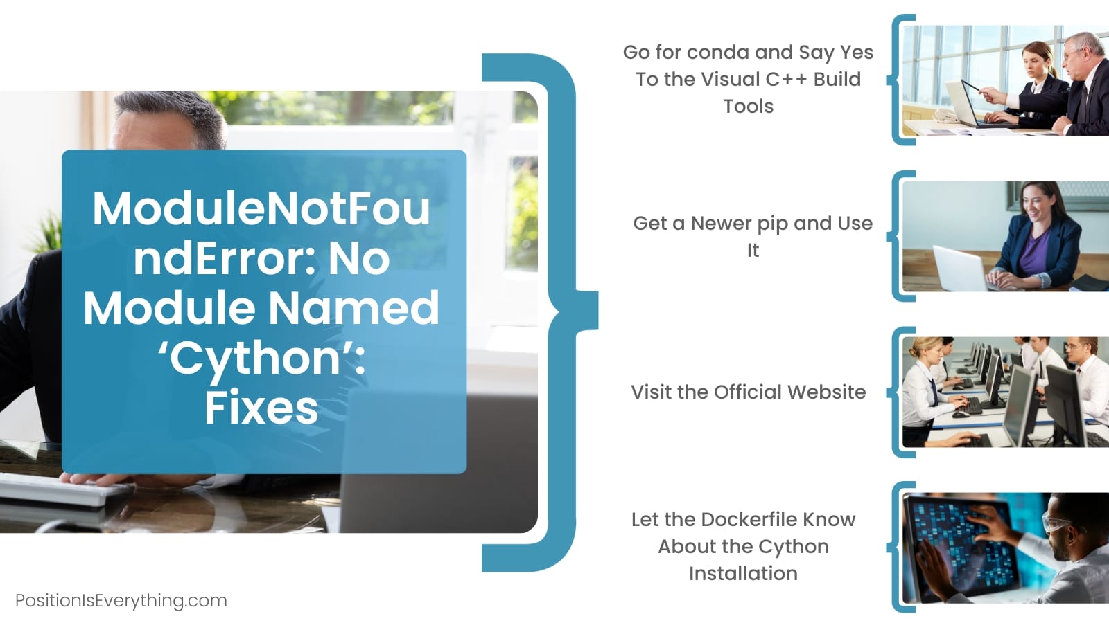 ModuleNotFoundError: No Module Named 'Cython': Top 5 Tricks - Position Is Everything