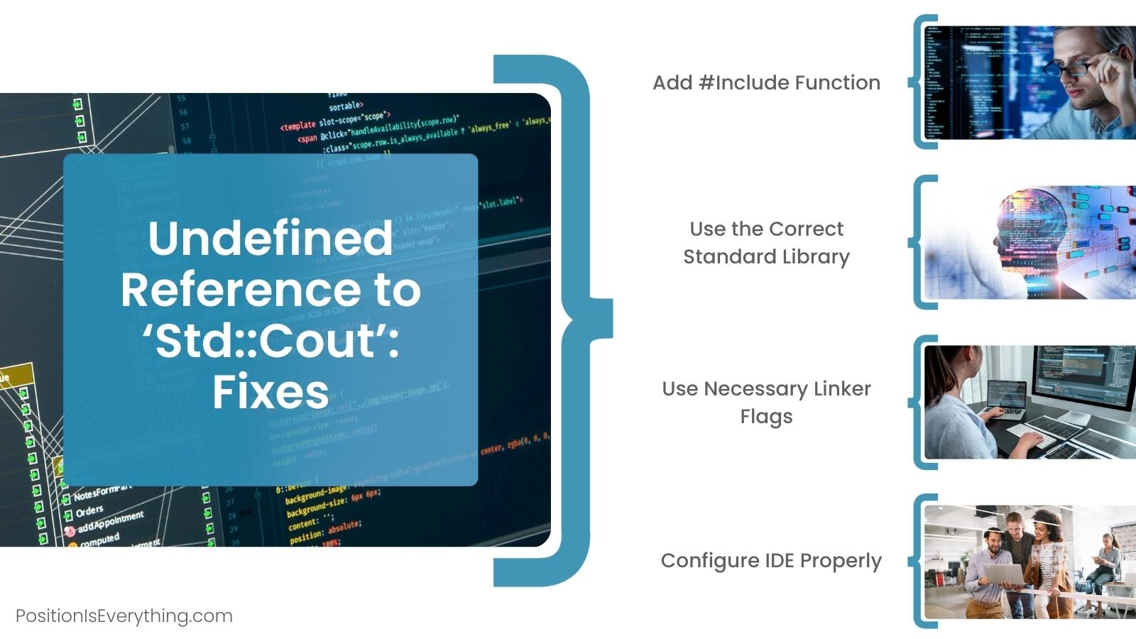 Undefined Reference to ‘Std::Cout’: Its Causes and Solutions - Position ...