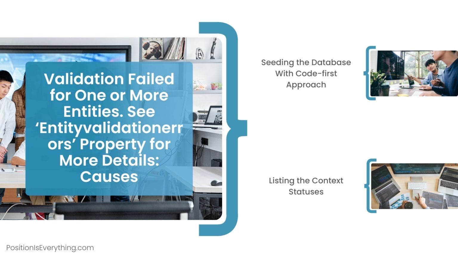Validation Failed for One or More Entities. See ‘Entityvalidationerrors’ Property for More ...