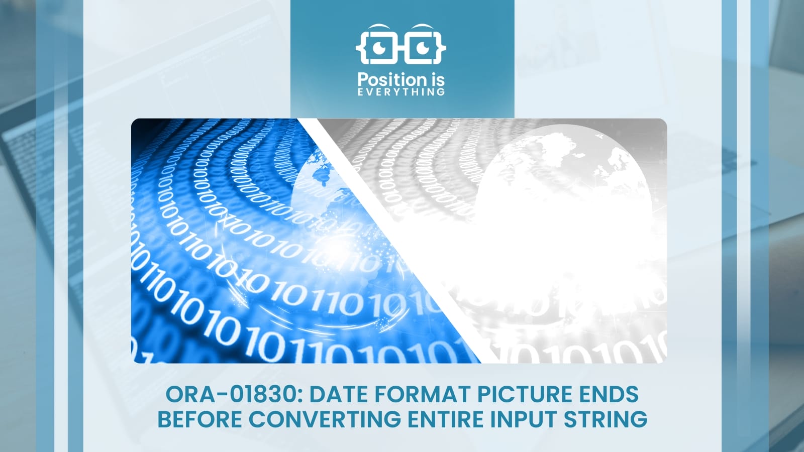 Ora-01830: Date Format Picture Ends Before Converting Entire Input String - Position Is Everything