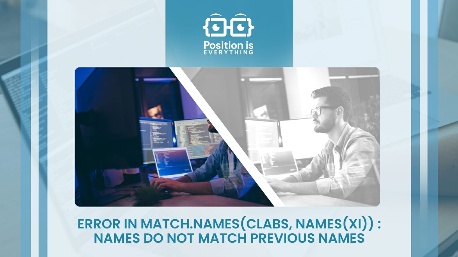 Error In Matchnamesclabs Namesxi Names Do Not Match Previous