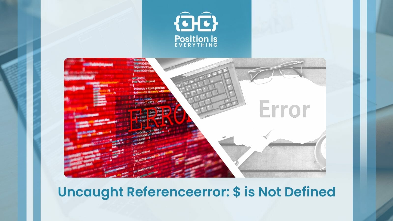 Uncaught Referenceerror: $ Is Not Defined: Finally Fixed - Position Is ...
