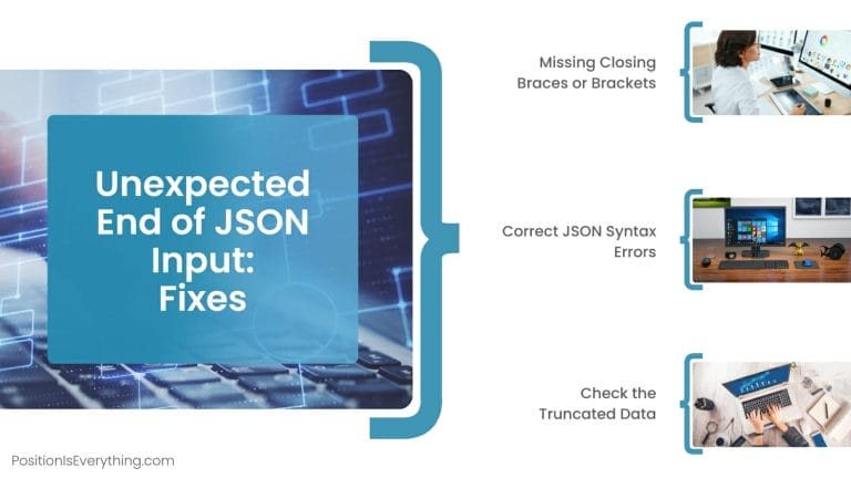 Unexpected End of JSON Input: Common Causes and Solutions - Position Is ...