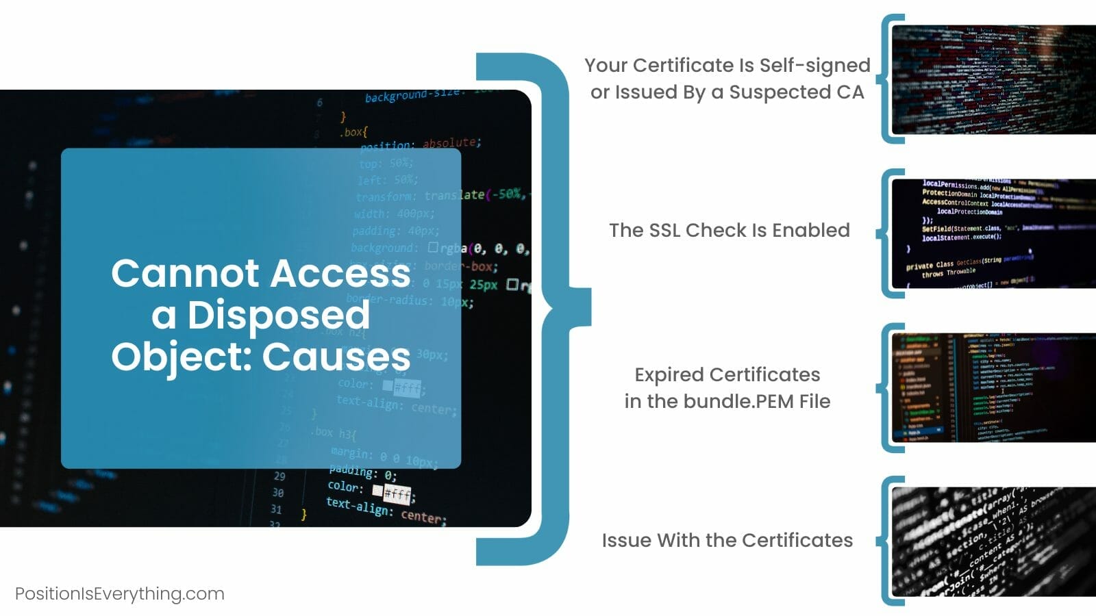 Cannot Access A Disposed Object Reasoning And Solutions Position Is Everything 4096