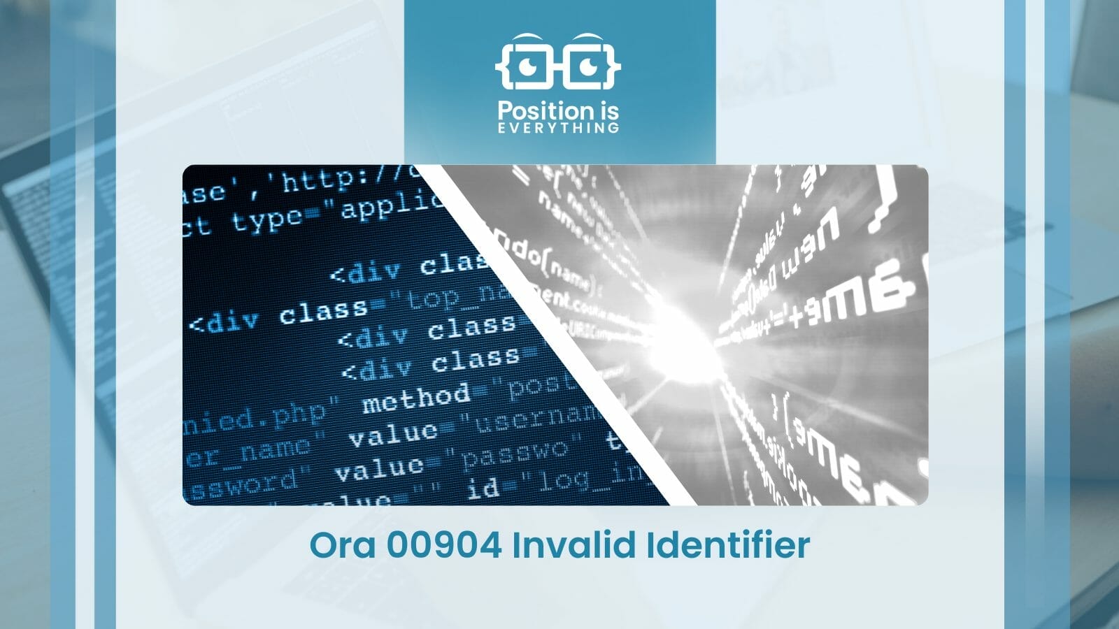 Ora 00904 Invalid Identifier: Fix Your Oracle SQL Statements - Position ...