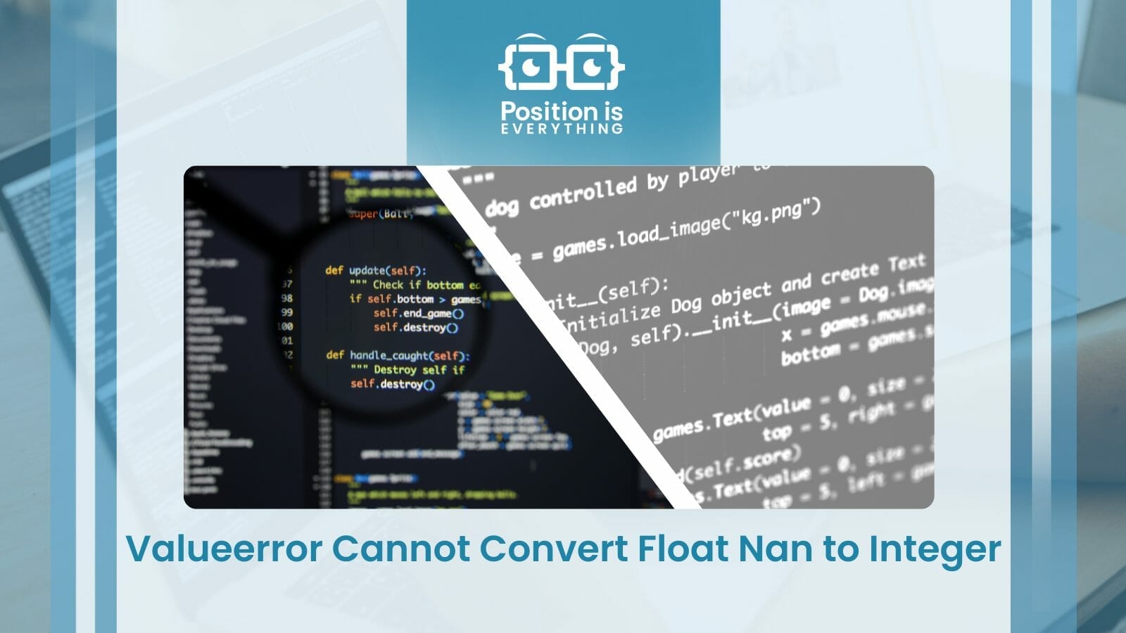 Valueerror Cannot Convert Float Nan to Integer: Solved - Position Is Everything