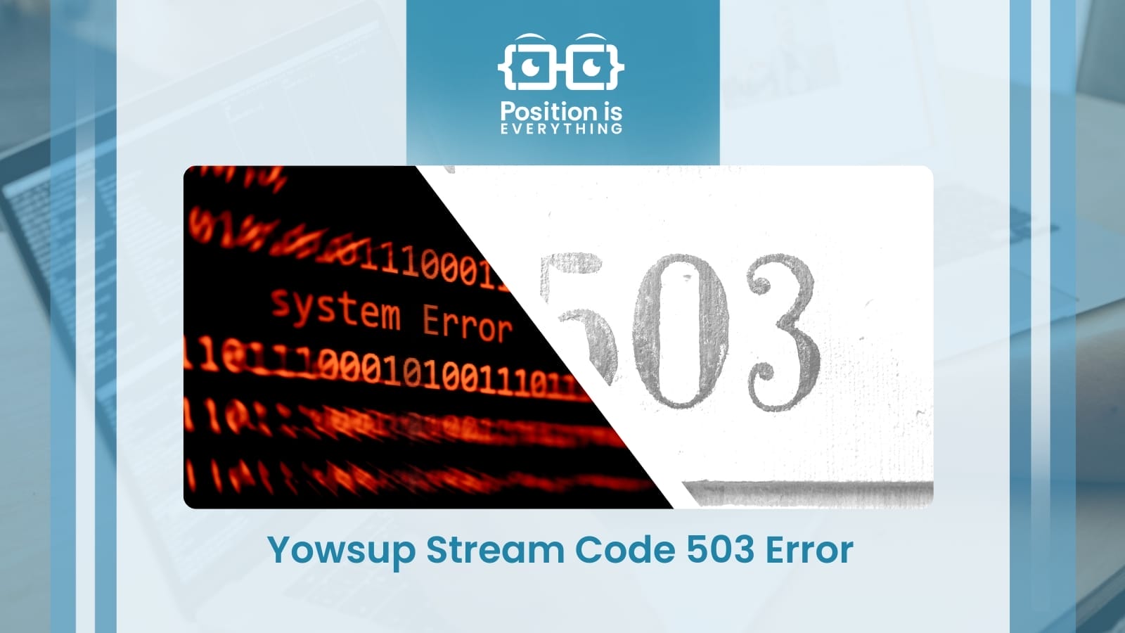 Yowsup Stream Code 503 Error: Tackling the Challenge - Position Is ...
