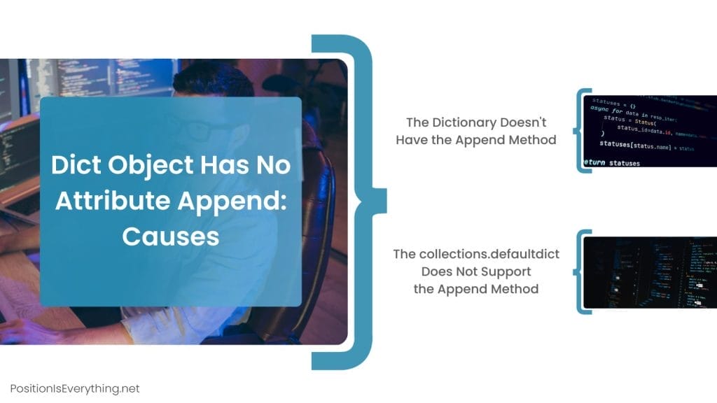 Dict Object Has No Attribute Append: Disclosing Solutions - Position Is ... Dict Object Has No Attribute Append: Disclosing Solutions - Position Is ...